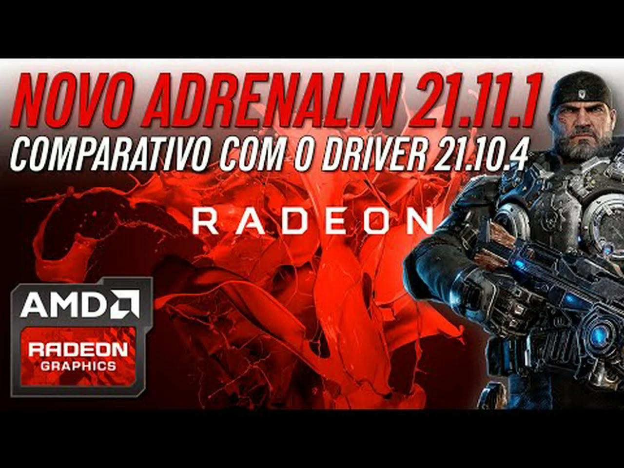 NEW DRIVER 21 11 1 Comparative 21 10 4 Adrenalin Radeon AMD
