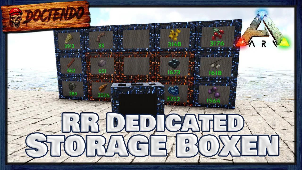 ARK Mods ★ Die RR Dedicated Storage Boxen | Der HG Mod Ersatz | ARK ...