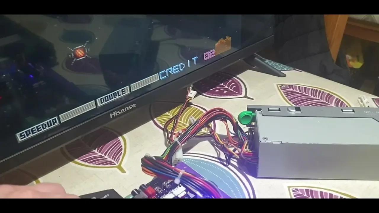 Nemesis/Gradius Arcade PCB Test Using OSSC