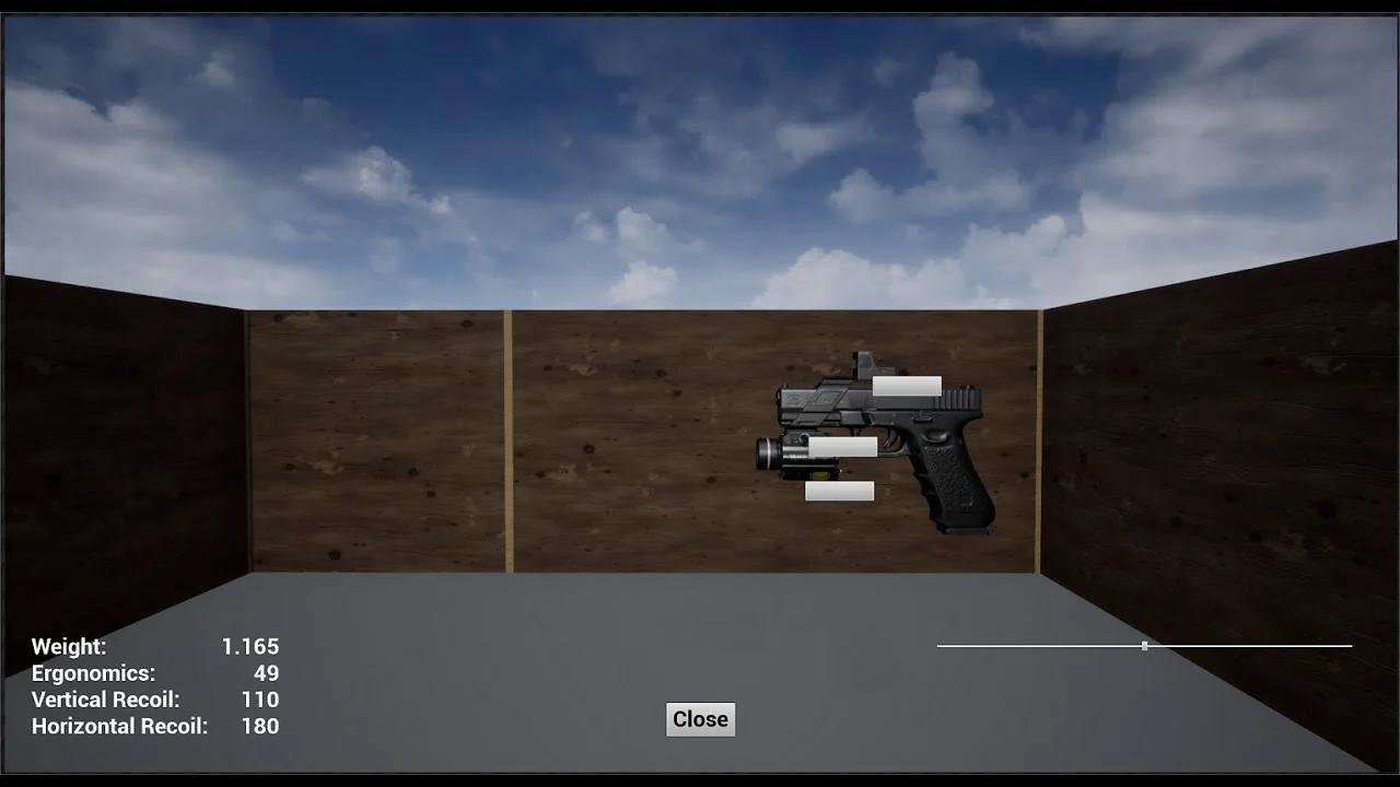 Unreal Engine Ultimate FPS System Plugin Setting up a Glock