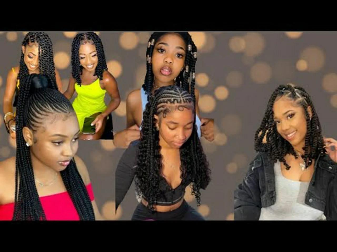 10 magnifiques modèles de tresses africaines pour femmes 2022 (224 MSQ )