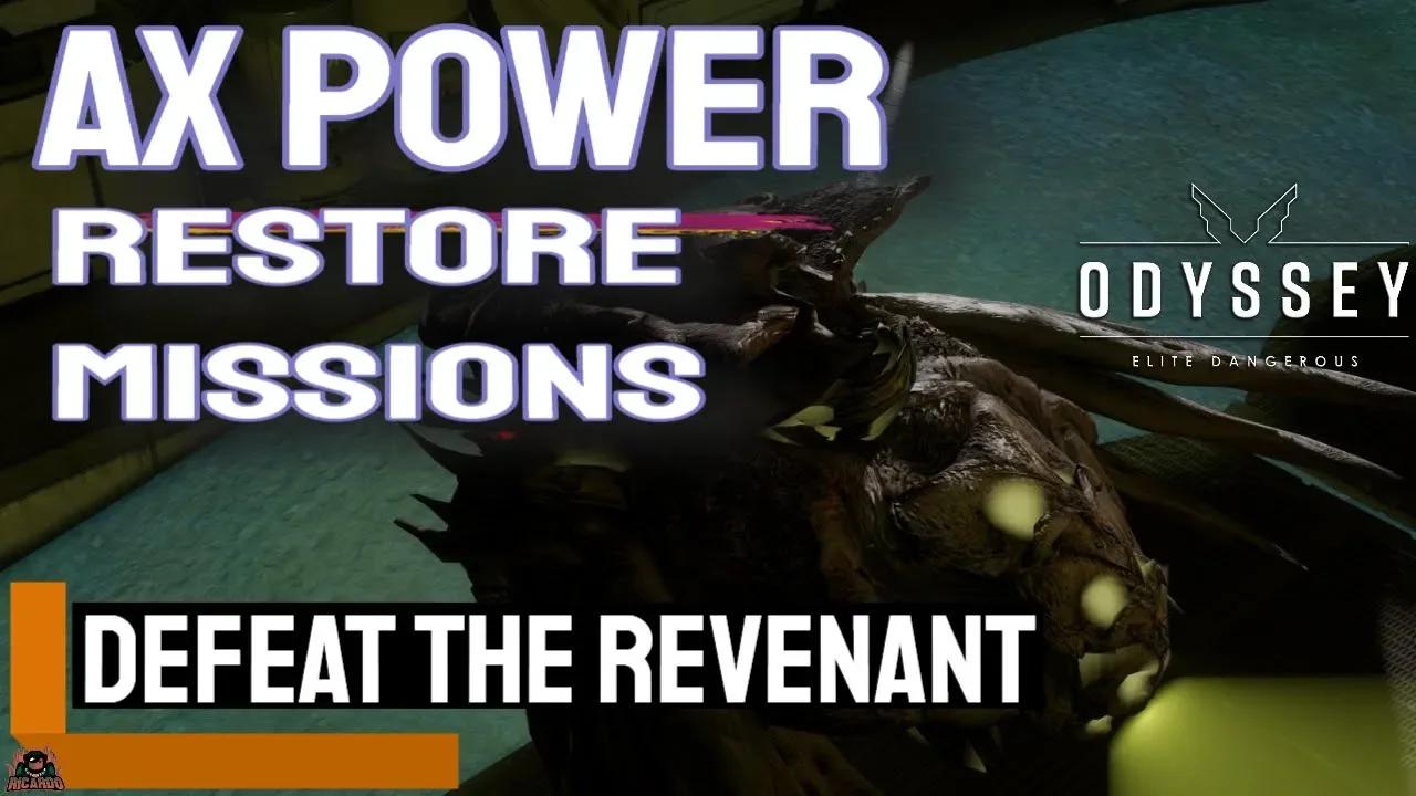 The Ultimate Guide to AX POWER RESTORE Missions in Elite Dangerous!