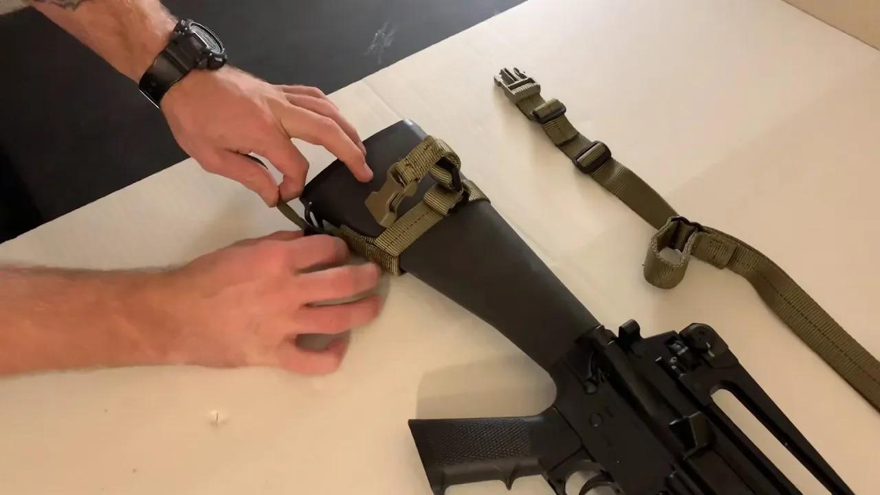 Combat Art Training Quick adjust two point sling set up on fixed stock ...