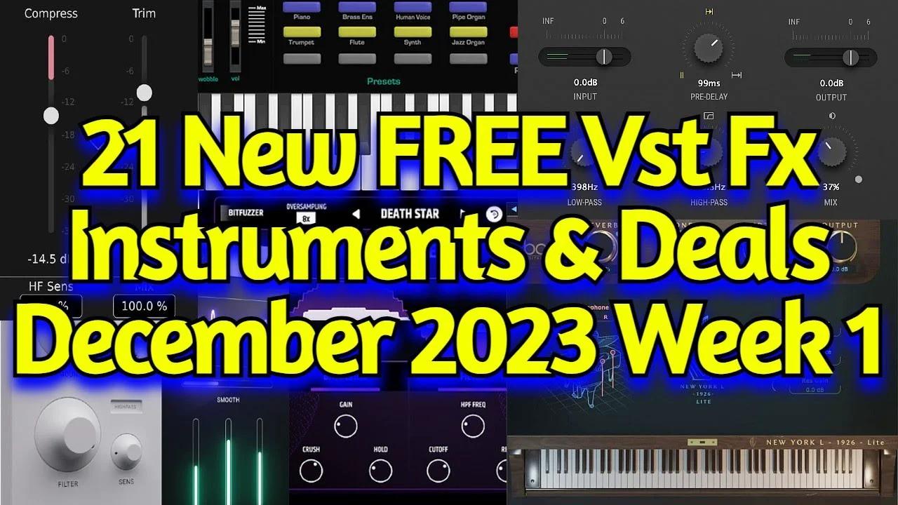 21 New FREE VST Plugins, Vst Instruments, Sample Packs & Christmas ...