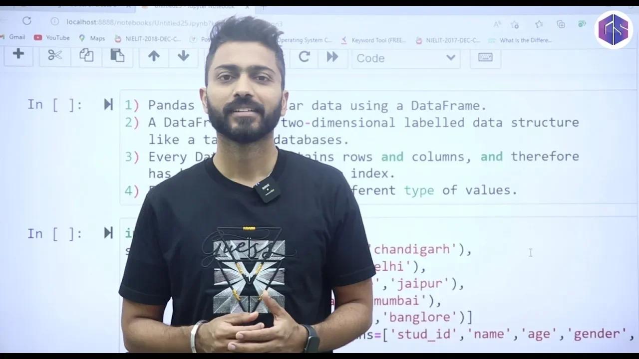 Dataframe In Python 🐍 How To Create 🧑‍💻data Frame In Pandas Reading