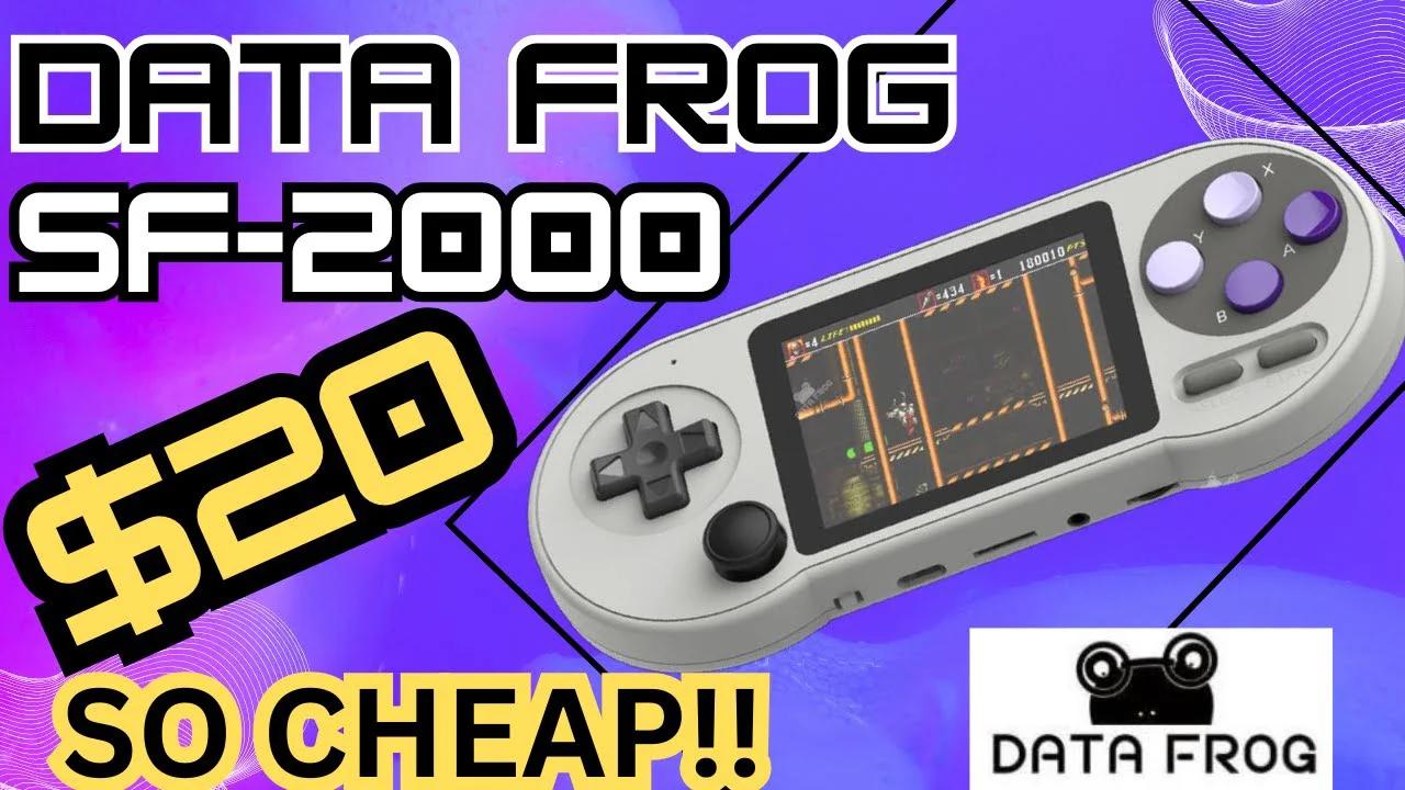 Cheapest Retro Handheld DataFrog SF2000 Review!!