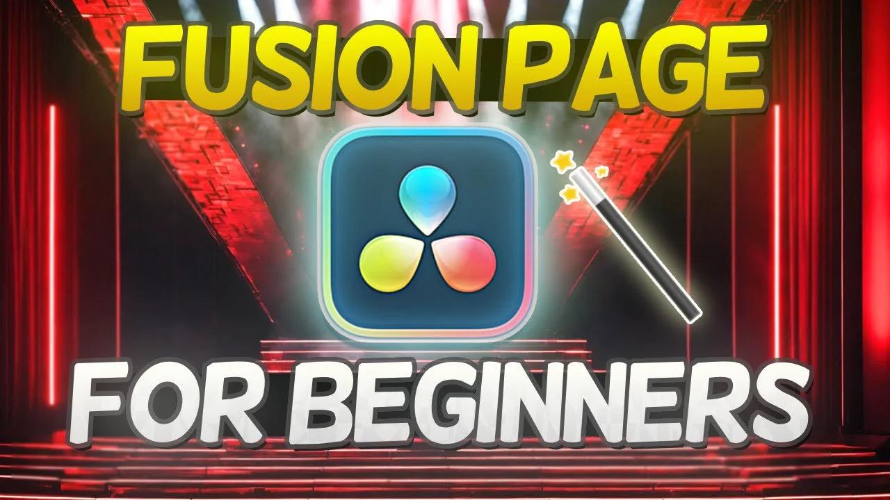 Learn Fusion Page Tutorial For Beginners Davinci Resolve