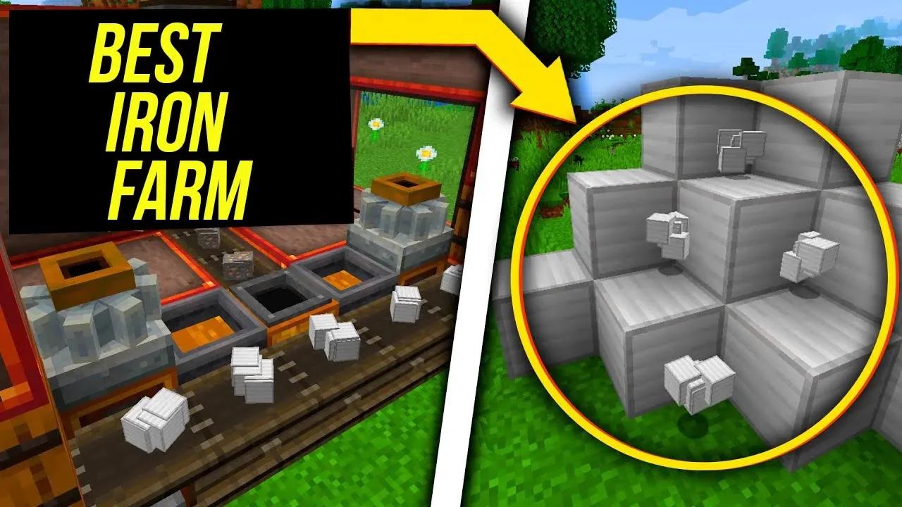 Create mod. Best iron farm. 1.16.5-1.18.2 (minecraft java edition)
