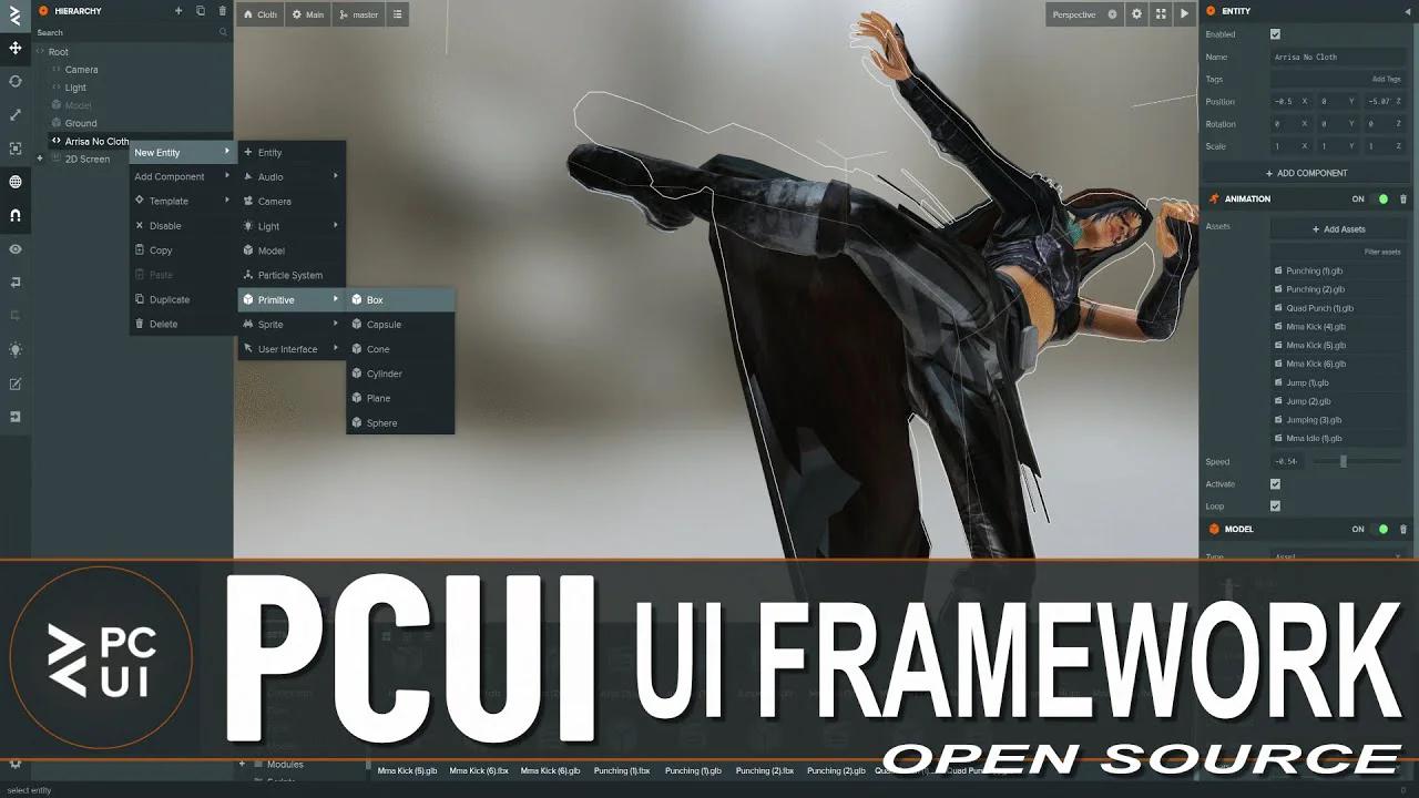 PCUI -- New UI Framework For Game Tool Development