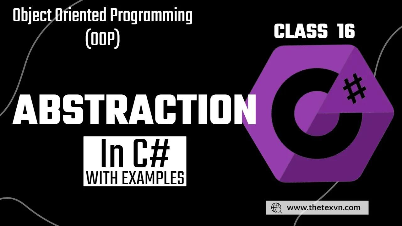 C Abstraction In Oop With Examples C Tutorial Class 16 In اردوहिन्दी
