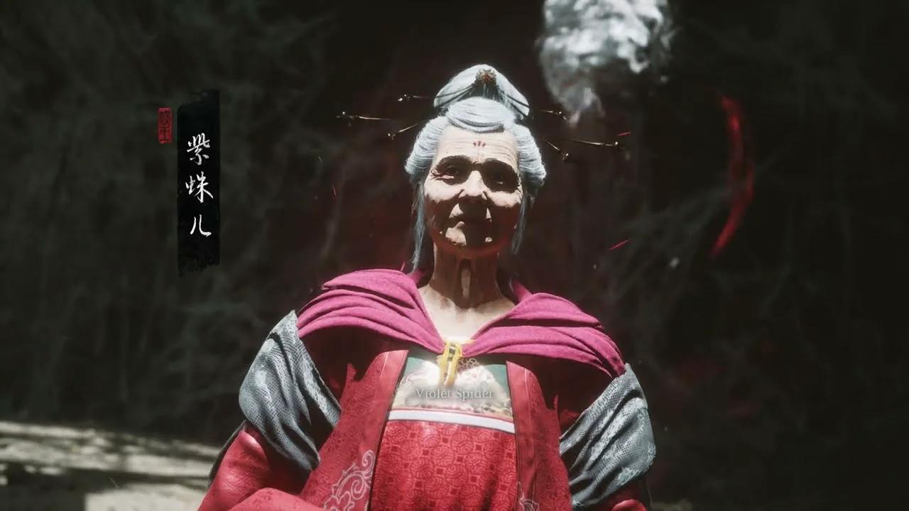 Black Myth: Wukong - Chapter 4 Gathering Cave: Violet Spider ...