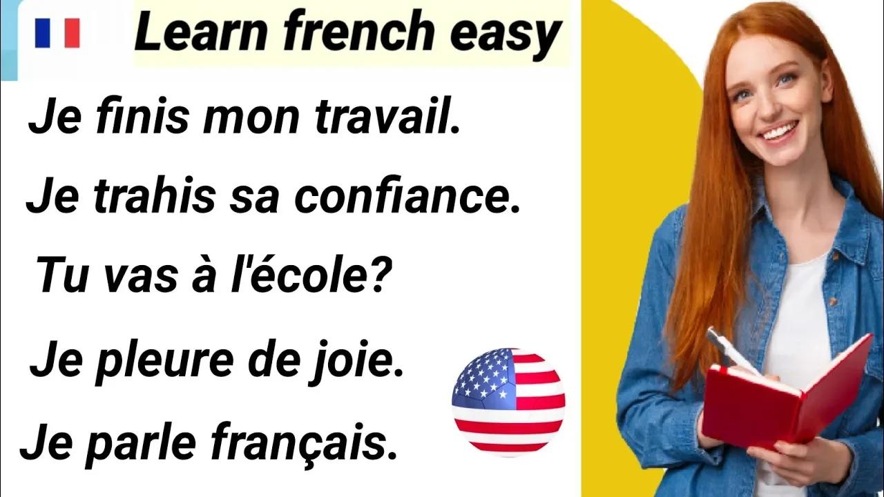 50 Simple and useful phrases to quickly learn French. Phrases simples ...