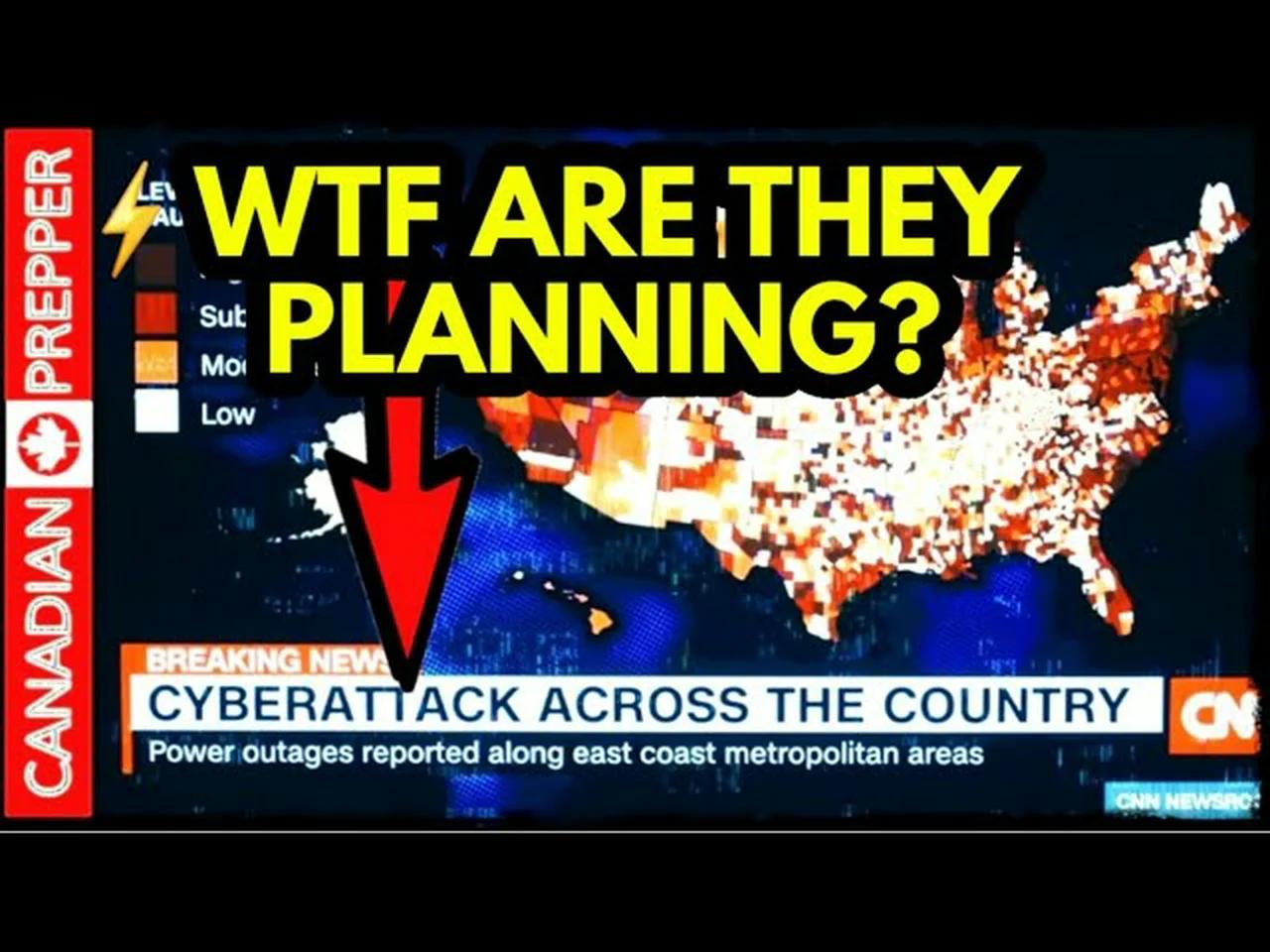 ⚡WARNING: NATIONWIDE CYBERATTACK PENDING, '666', CIVIL WAR IN 2024, PREDICTIVE PROGRAMMING?
