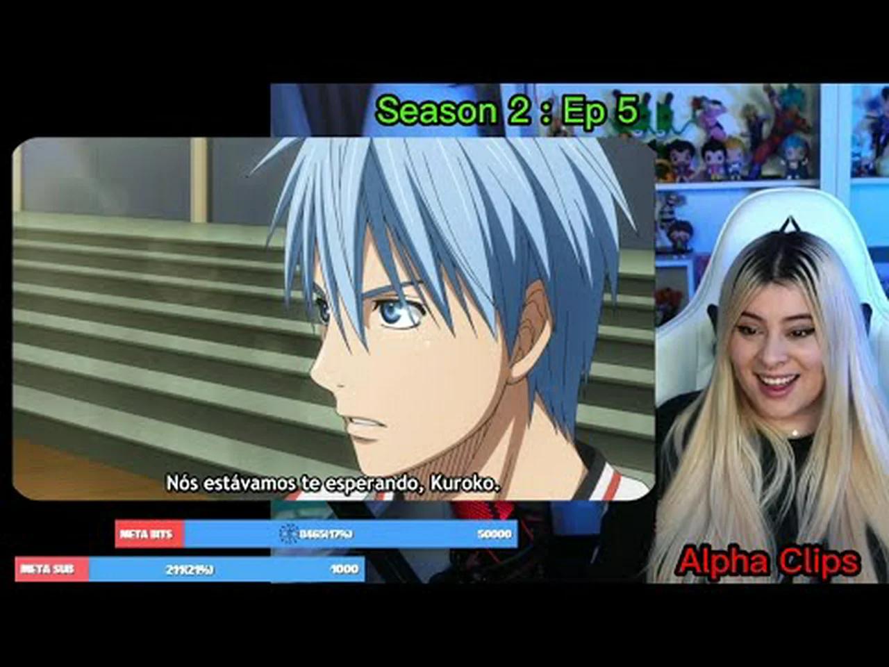Mariana Alpha - Estavamos Te Esperando SEIRIN VS SHUTOKO | Kuroko No Basket Ep 5 2 Temp [ React ]