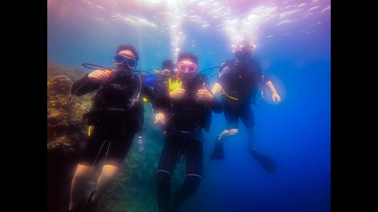 Scuba Diving with Abby and Kissiah at Panglao Kalikasan Dive Resort