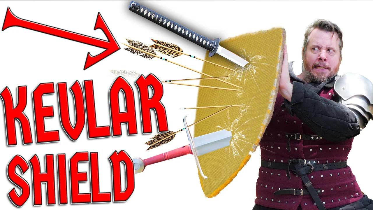 KEVLAR Shield TESTED Against MEDIEVAL WEAPONS?!