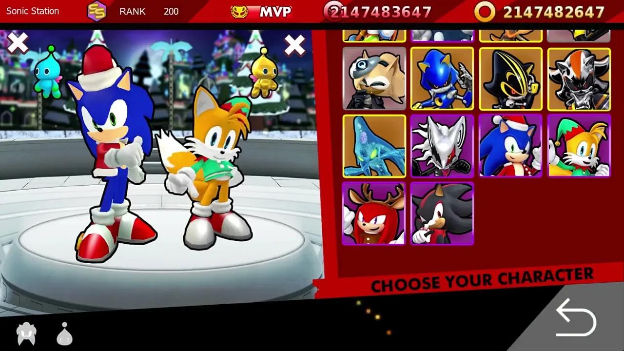 Sonic Runners Reloaded - All Characters and Buddies Showcase