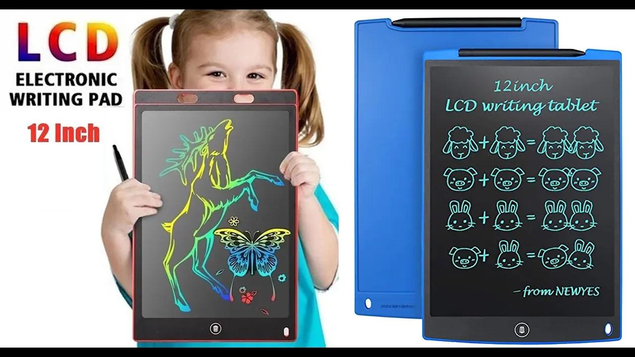 12 Inch LCD Writing Tablet Partial Erase and Colorful Screen TK 500 approx!