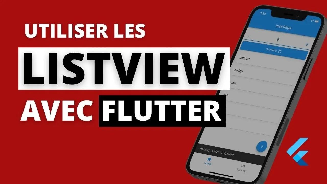 Flutter ListView Widget - Créer des listes avec Flutter et le Widget ...