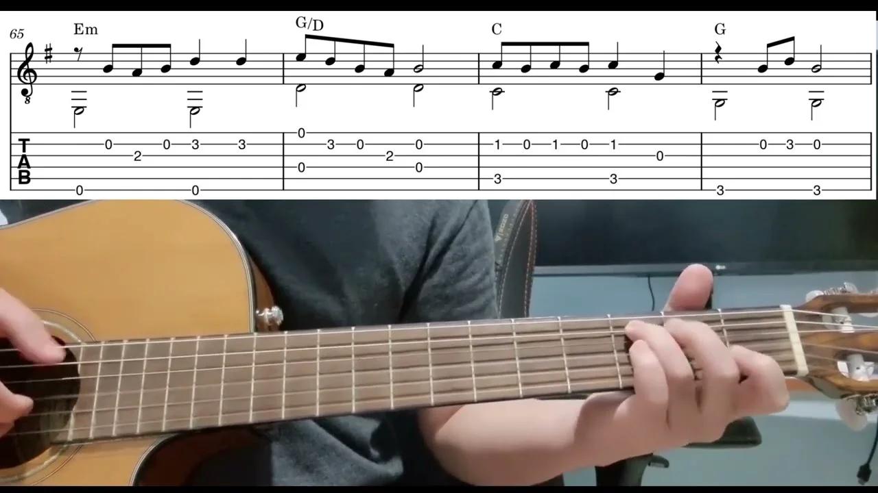 Lost Boy (Ruth B) - Easy Fingerstyle Guitar Playthrough Tutorial Lesson ...