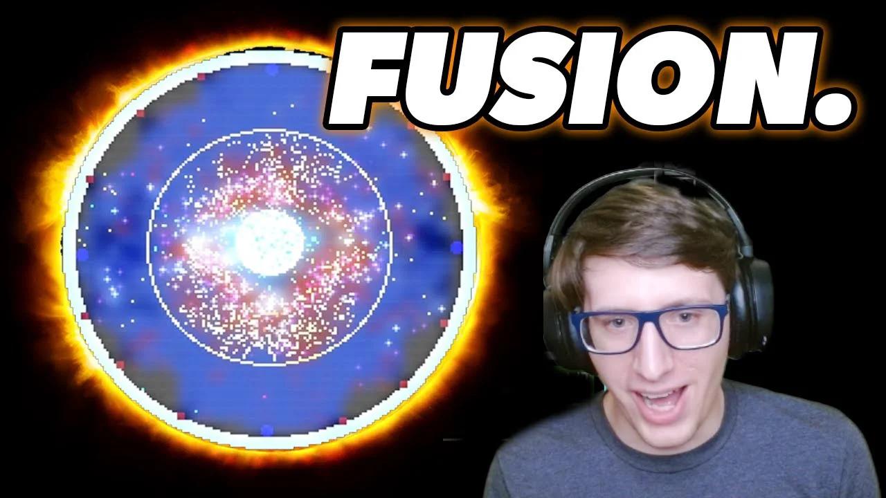 BUILDING A STAR in The Powder Toy!