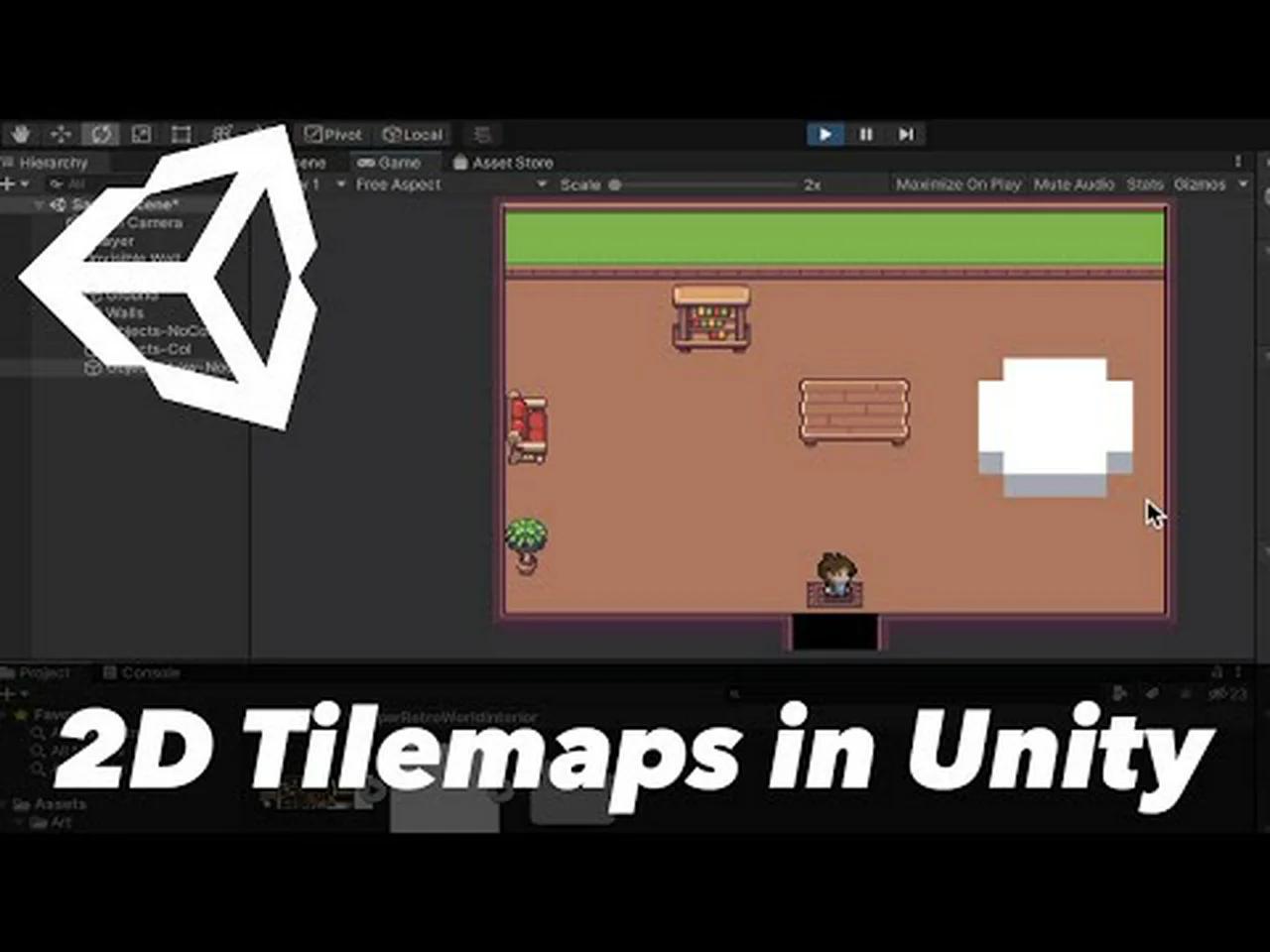 Creating 2d Tilemap Rpg Levels In Unity Tutorial For Beginners