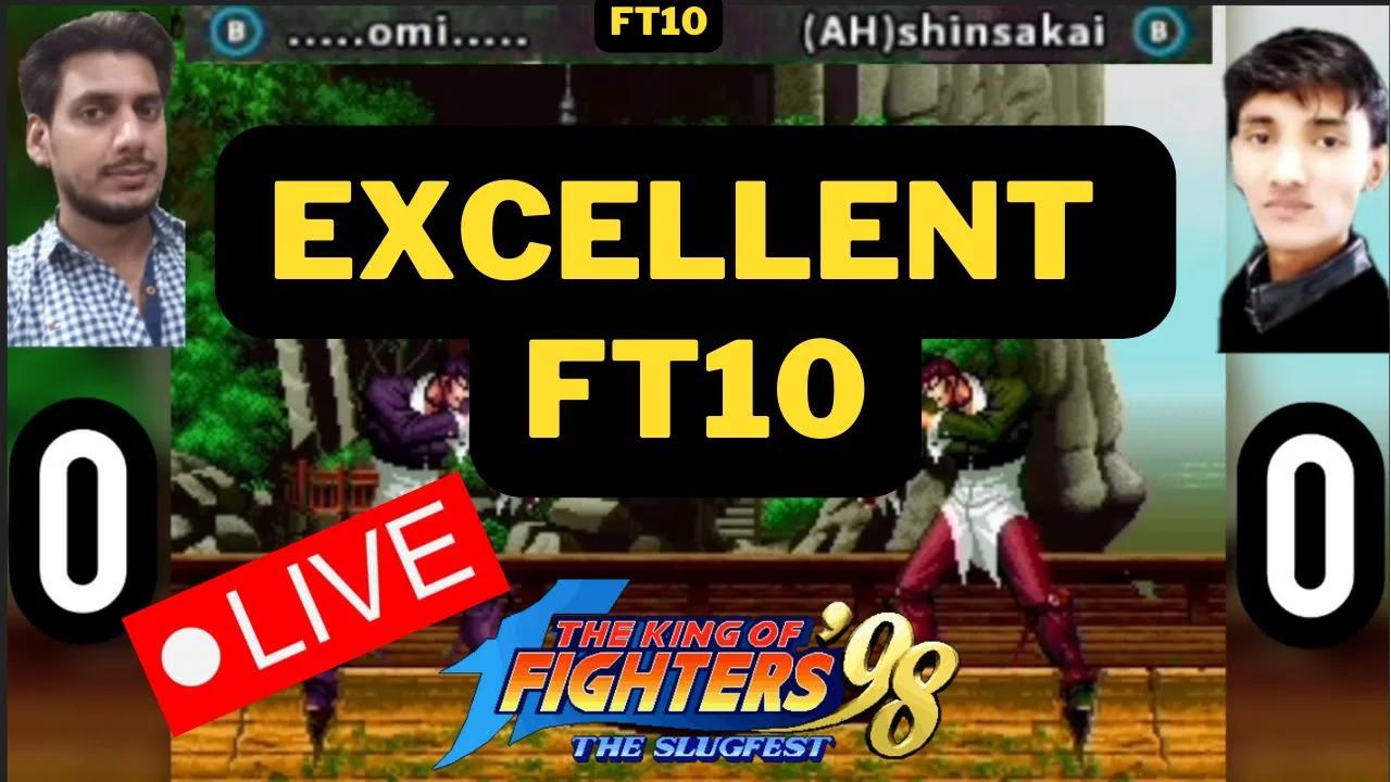 KOF 98 - OMI vs (AH)Shinsakai - Live Excellent FT10 #kof98 #kofmaster # ...