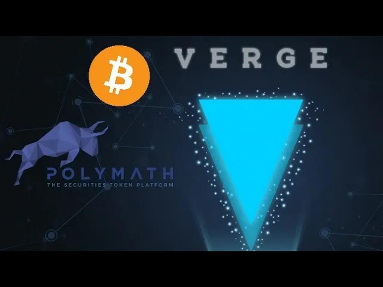 Verge Crypto TRAVEL; POLYMATH $POLY Crypto SOARS; Bitcoin End 2021 PRICE