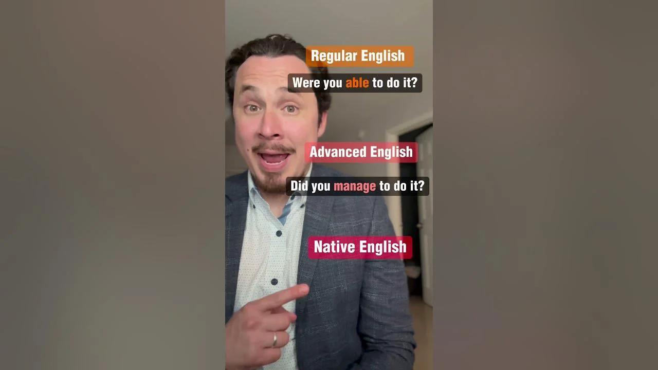 Native English phrases