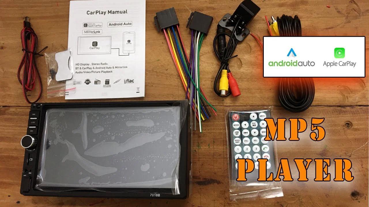 Car MP5 player with Carplay Android Auto and Phone Mirror Function