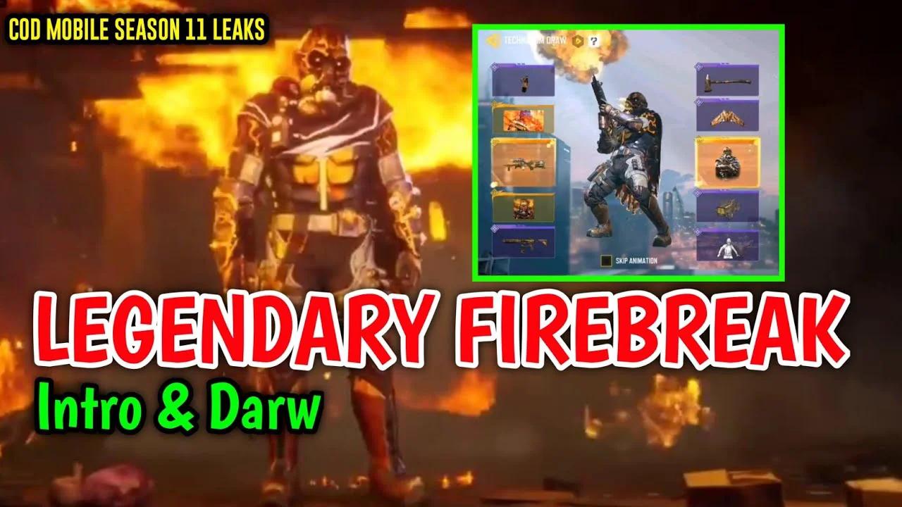 Legendary Firebreak Intro & Lucky Draw Rewards: COD Mobile Season 11