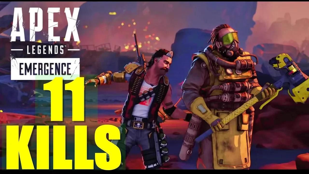 Apex Legends 11 kills Caustic Gameplay Xbox One S pt br 2021