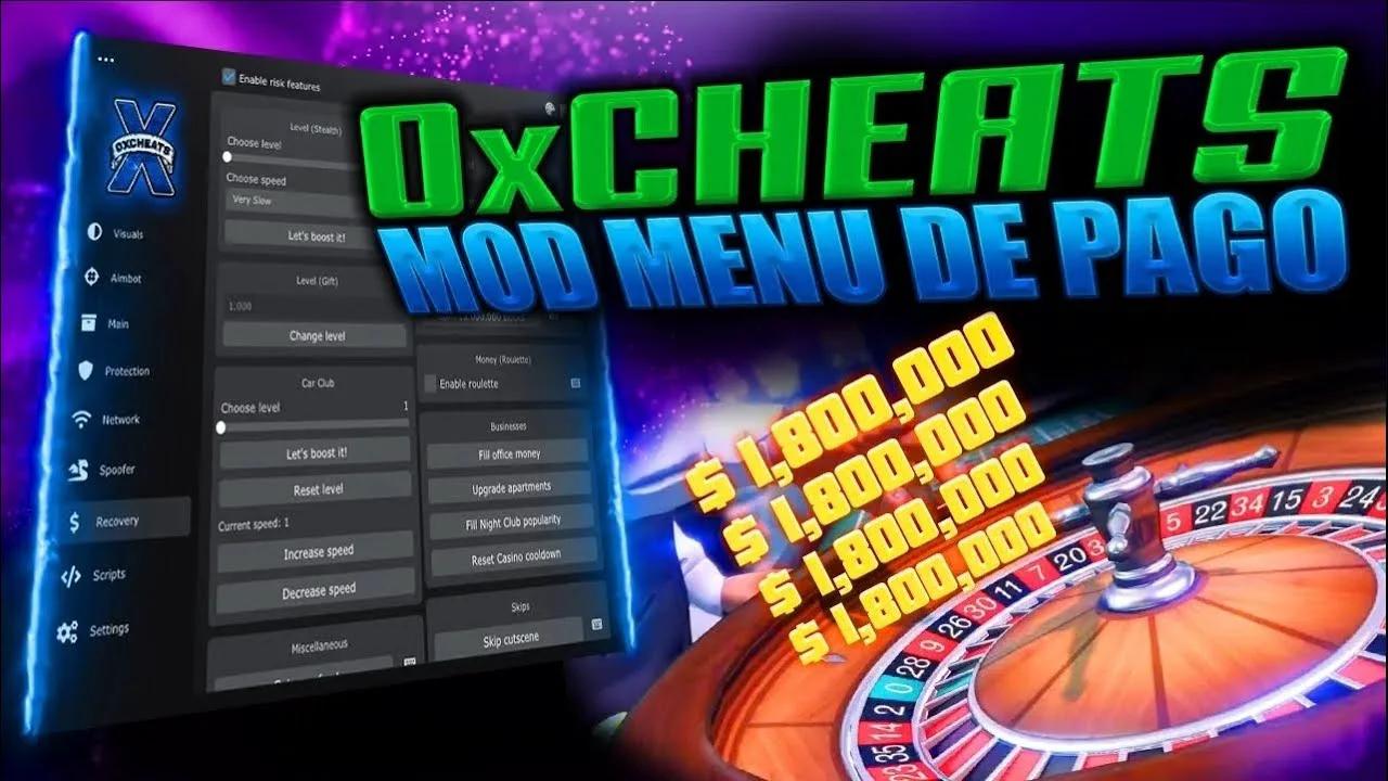 ModMenu 0xCheats Scripts para GTA 5 Online 1.67 Money Options 500k,5Millones | Undetected