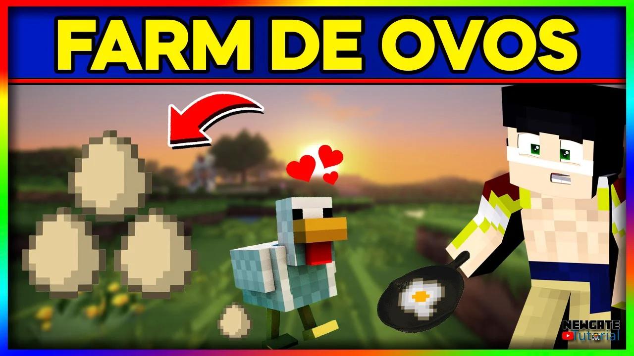 COMO FAZER UMA FARM DE OVOS AUTOMÁTICO NO MINECRAFT - NEWGATE TUTORIAL #2