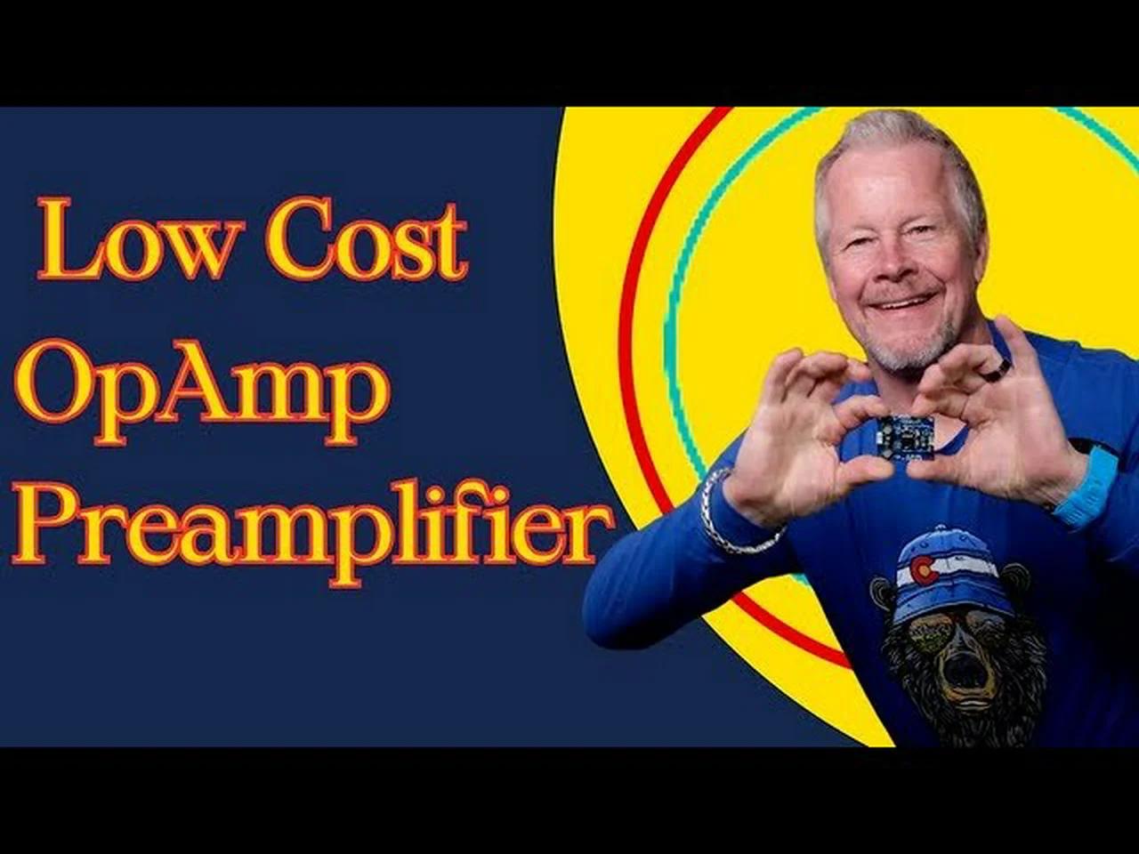 Low Cost OpAmp PreAmplifier Board Schematic and test; Bode Plot with ...