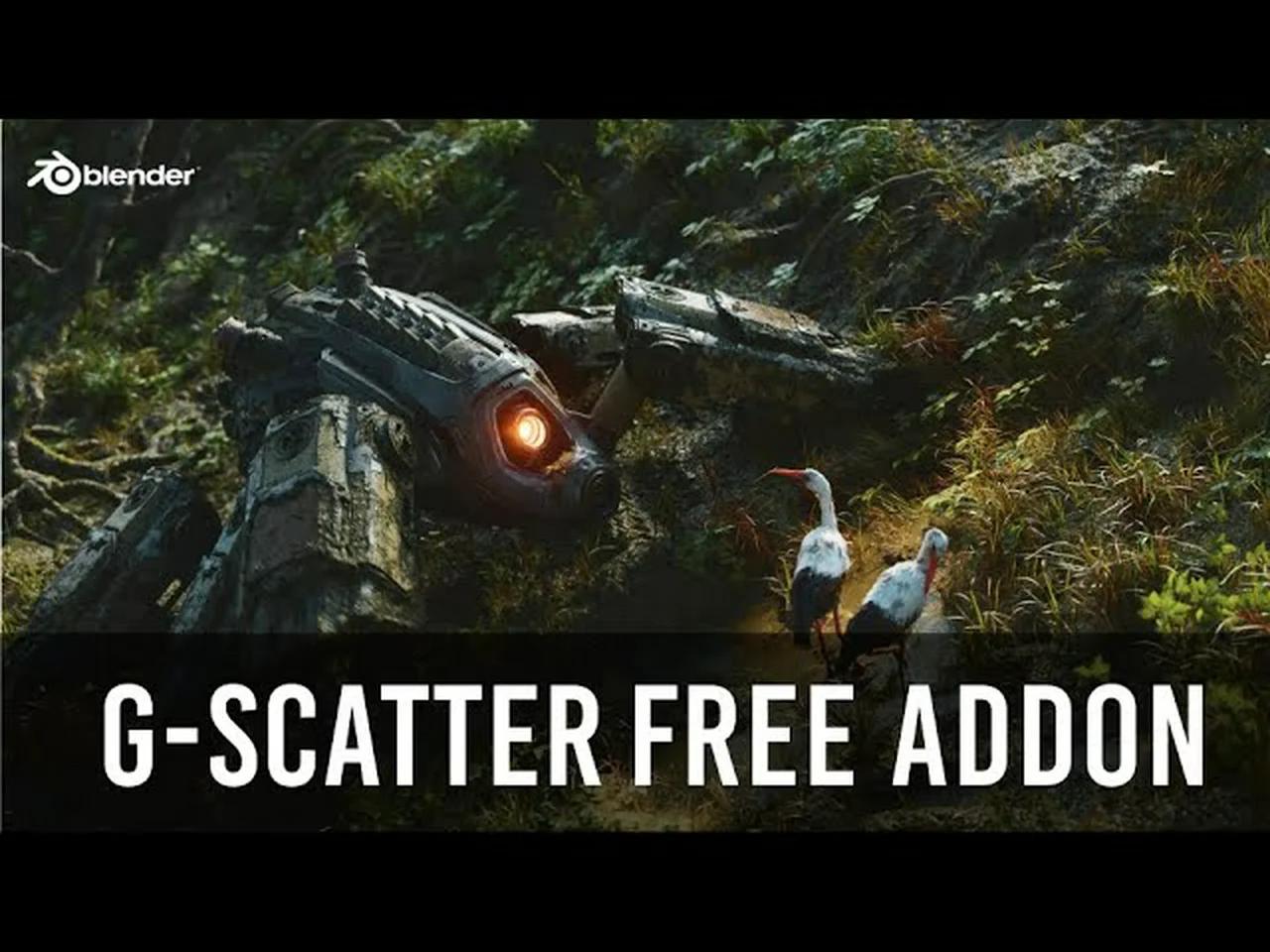 G Scatter - Free and intuitive Scattering for Blender