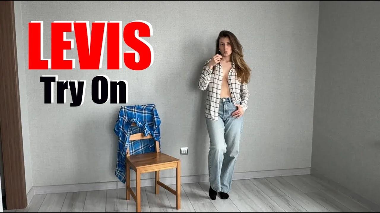 Try On Levis Shirts | Spring!