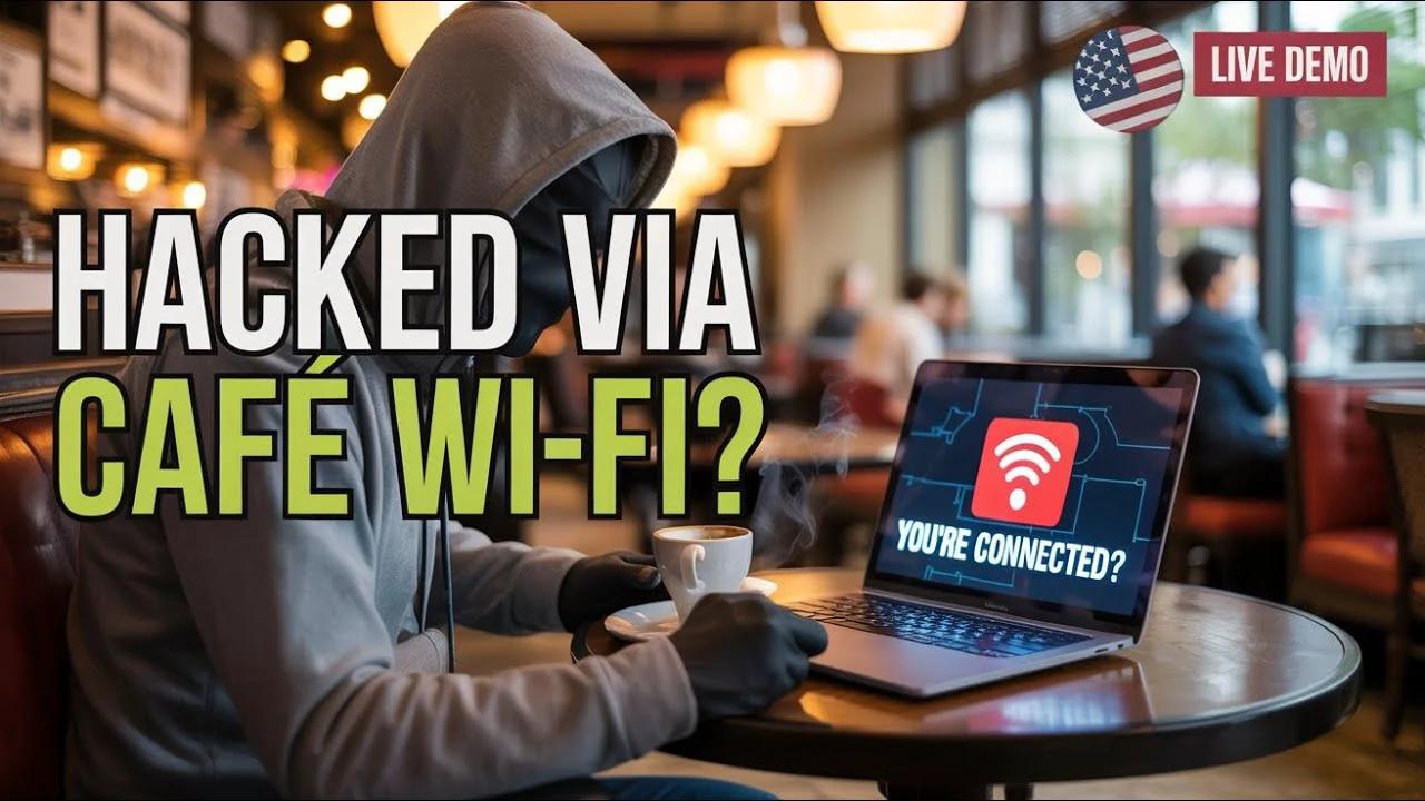 How a Hacker Can Own Your Laptop via Café Wi Fi – Live Demo