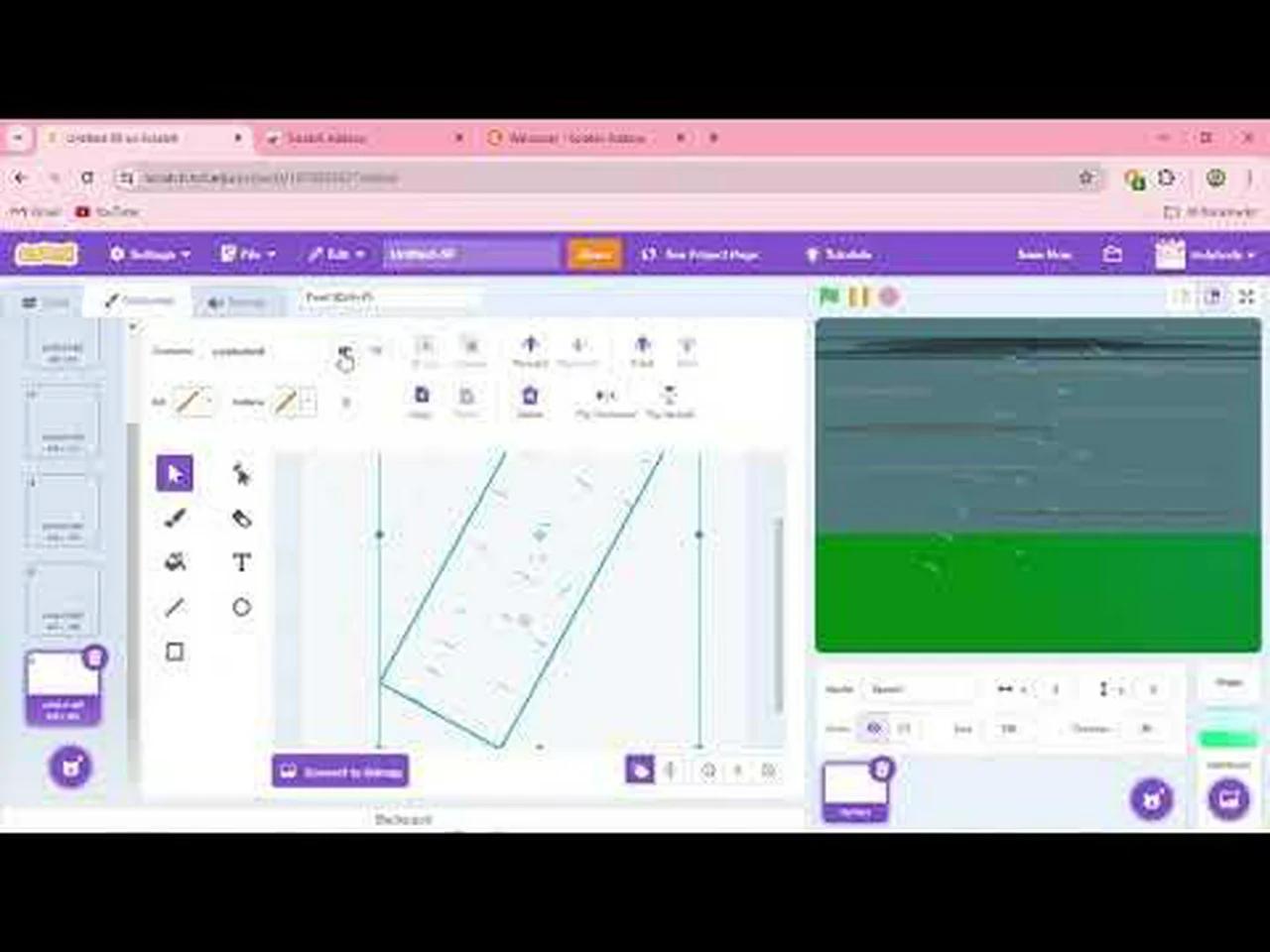 Scratch Tutorial | How To Create Rain Effect In Scratch
