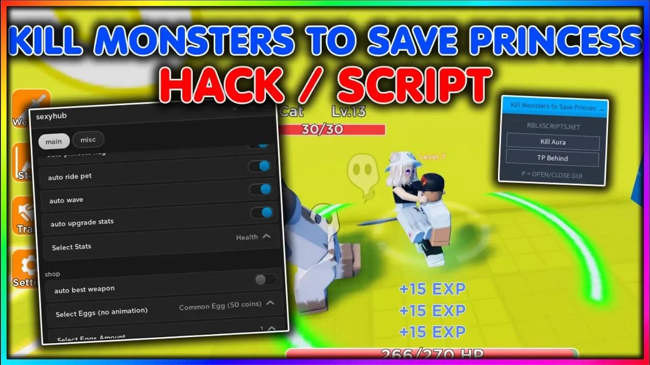BEST Kill Monsters To Save Princess SCRIPT - HACK | INSTANT KILL AUTO ...
