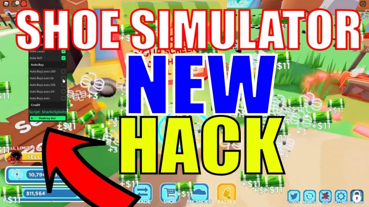 Shoe Simulator AUTO FARM Script GUI - Roblox | Working