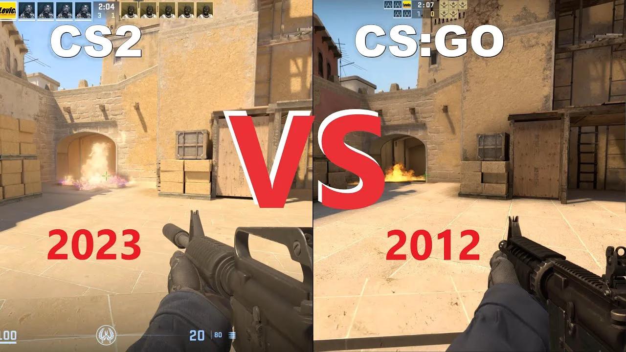 CS2 vs CS:GO Gameplay Showdown | Counter Strike 2 vs Counter Strike: Global Offensive - 4K 60FPS