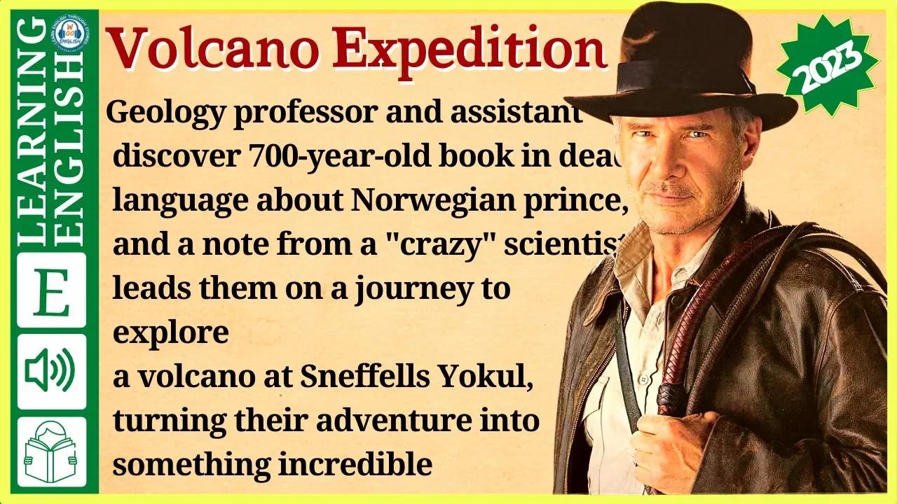 learn English through story level 2 🍁 Volcano Expedition