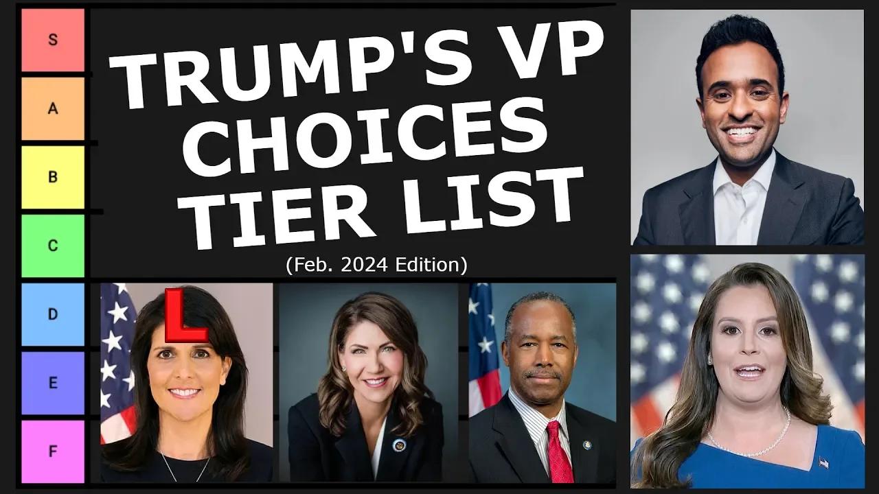 TIER LIST: Ranking Trump's Potential VP Choices
