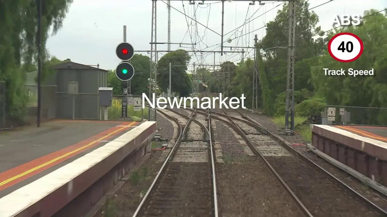 Drivers view: Southern Cross Railway Station to Flemington Racecourse ...