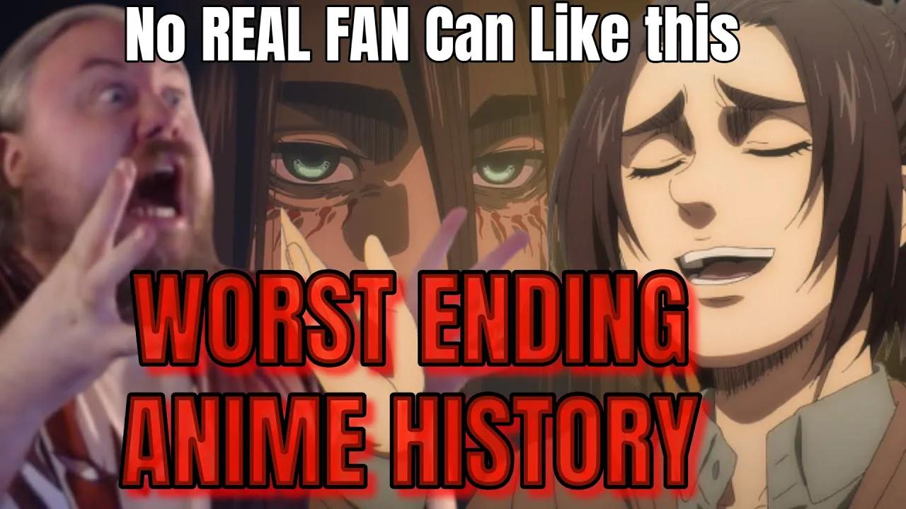 The WORST ENDING IN ANIME HISTORY | Attack on Titan Final Episode RANT ...