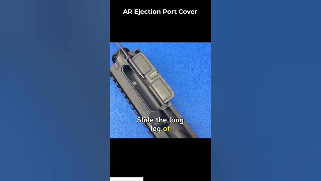 Firearms Gunsmithing: AR15 Ejection Port Cover #shorts