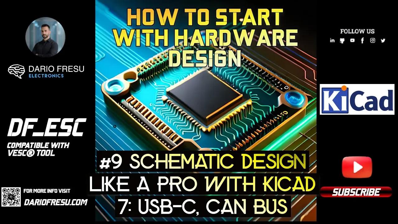 PCB Design with KiCAD | #9 Schematic Design Like a Pro With KiCad 7 ...