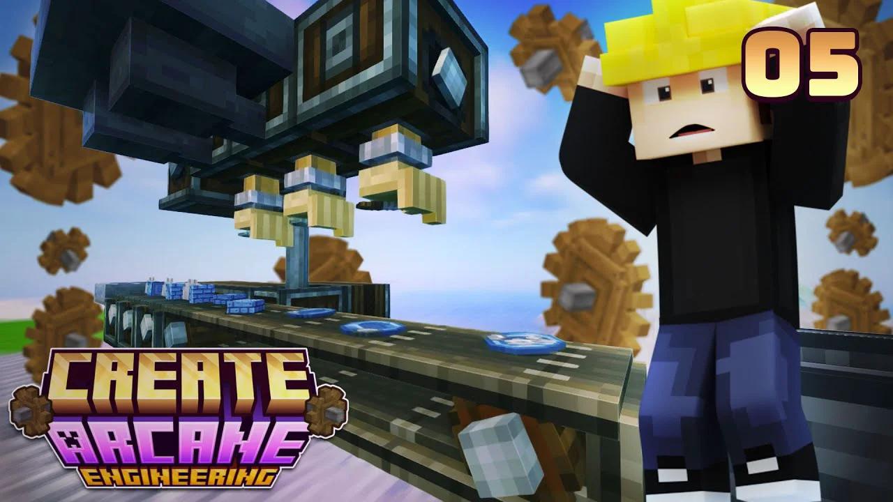 Minecraft: Create Arcane Engineering Ep. 5 - On automatise les Kinetic ...