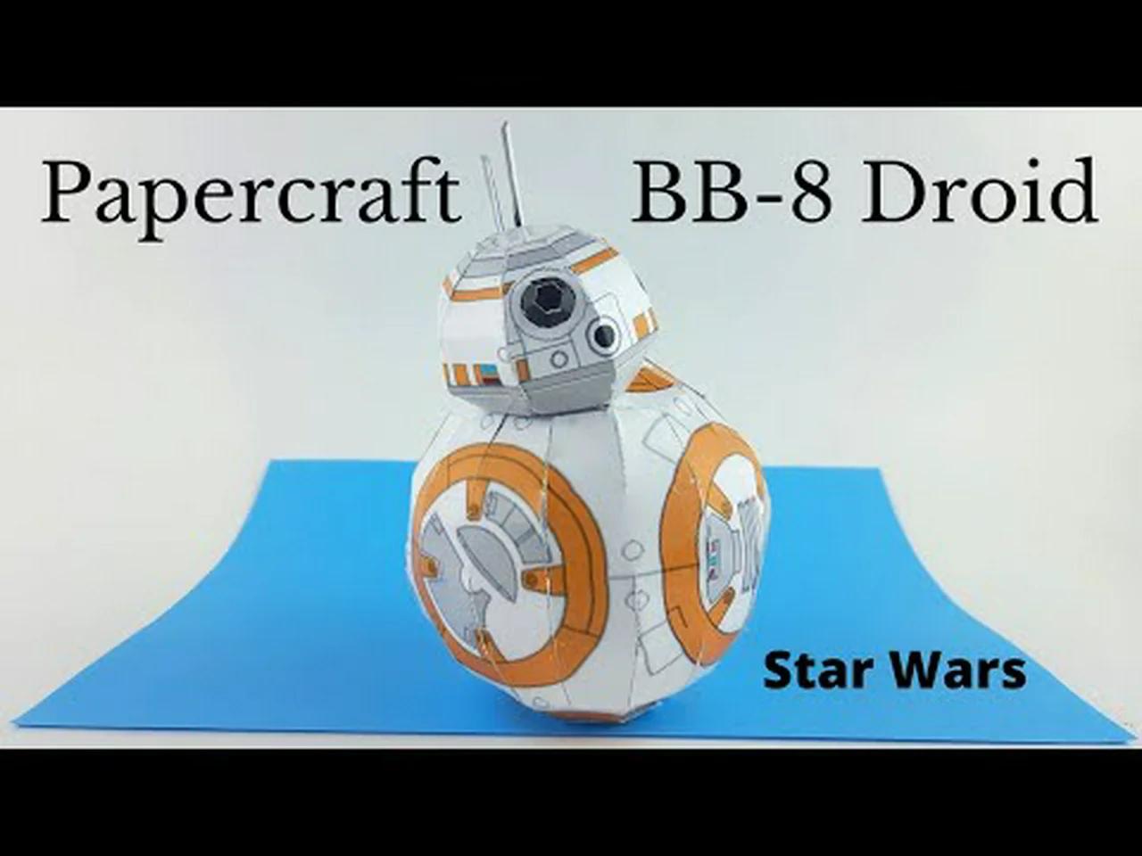 How To Create Origami BB-8 Droid (Star Wars) - DIY Easy Paper Crafts